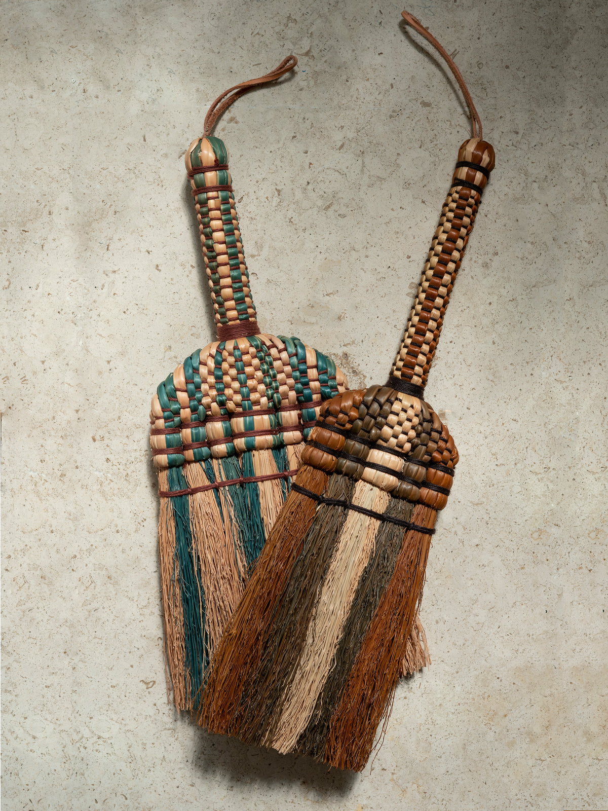 Baan Boon Broom - Blue + Cream